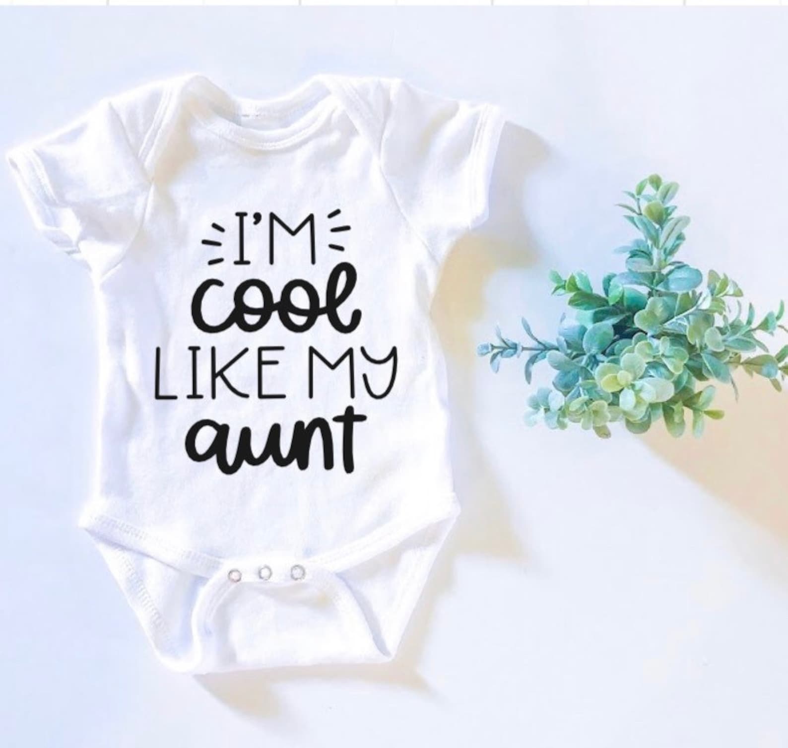 Aunt Baby Outfit Set Auntie Baby Onesies Gift for New - Etsy