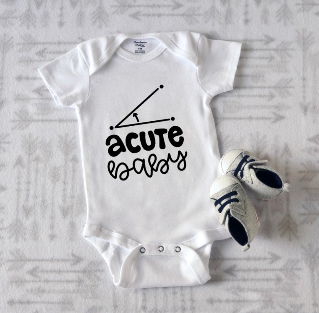Cute Funny Pun Math Baby Onesie Baby Shower Gift for Teacher Mom or Dad ...