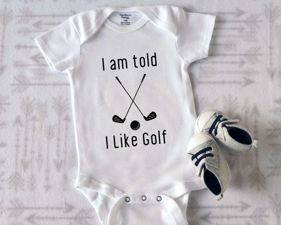 Golf Onesie Golf Baby Clothes Baby Shower Gift for Golfer Dad First ...