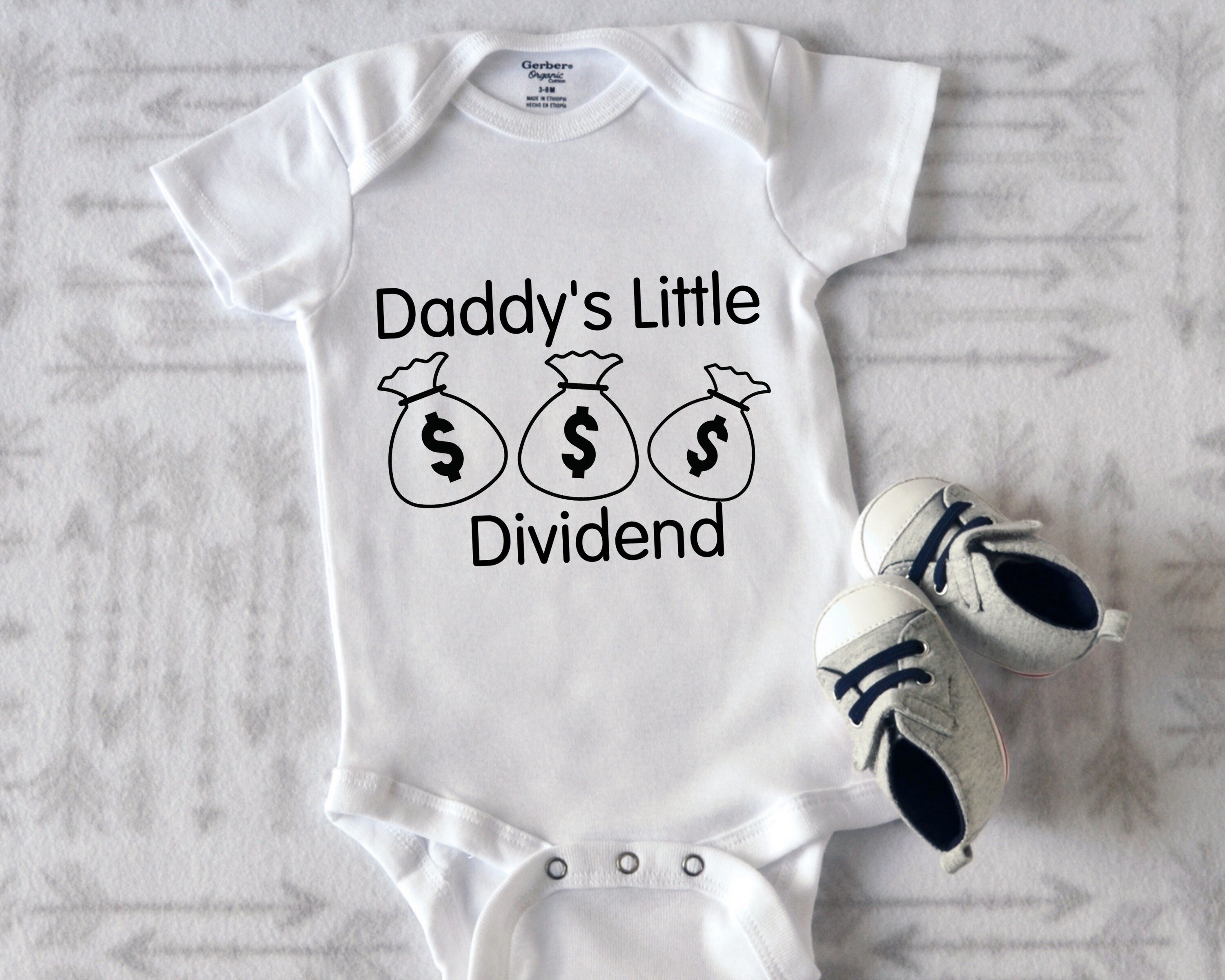Stock Market Baby Onesie Baby Gift for Accountant Office Co Worker Baby ...