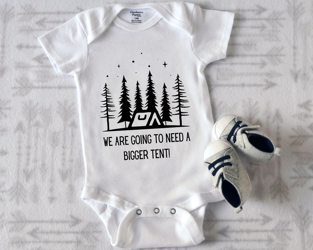 Pregnancy Announcement Camping Themed We Are Going to Need a Bigger ...