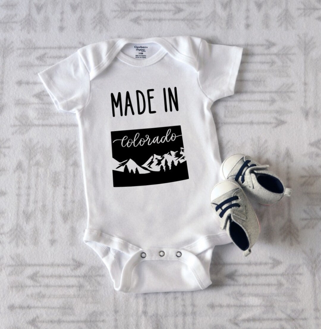 Made in Colorado Onesie Colorado Baby Outfit Colorado Onesie Baby ...