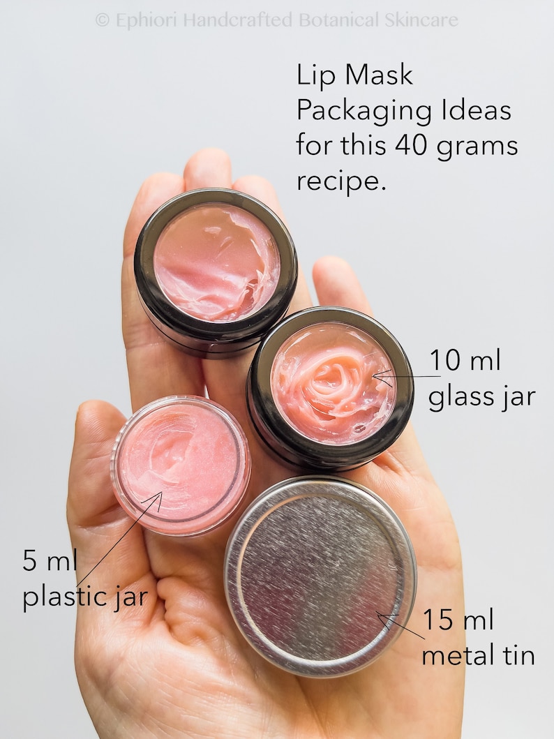DIY Recipe, Making Moisturizing Overnight Lip Mask for Beginners, PDF ...