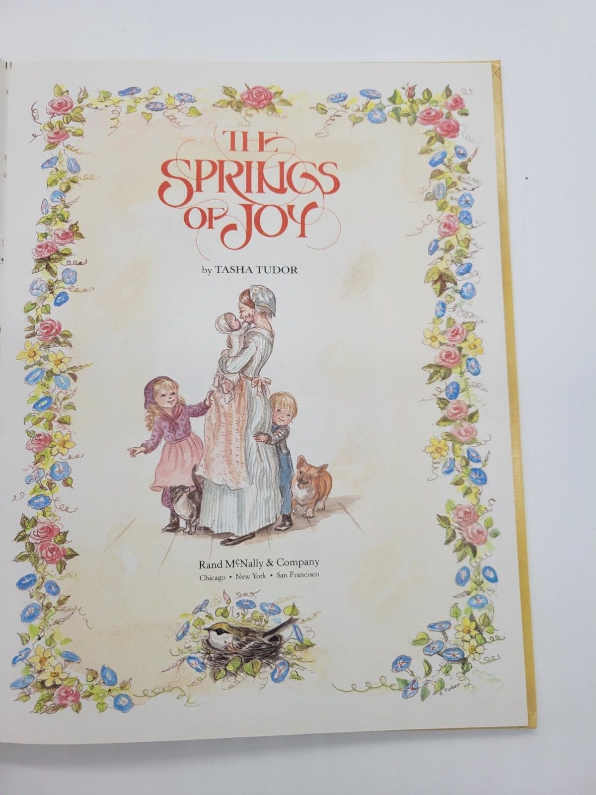 Tasha Tudor the Springs of Joy First Edition 1st Printing 1979 Vintage ...