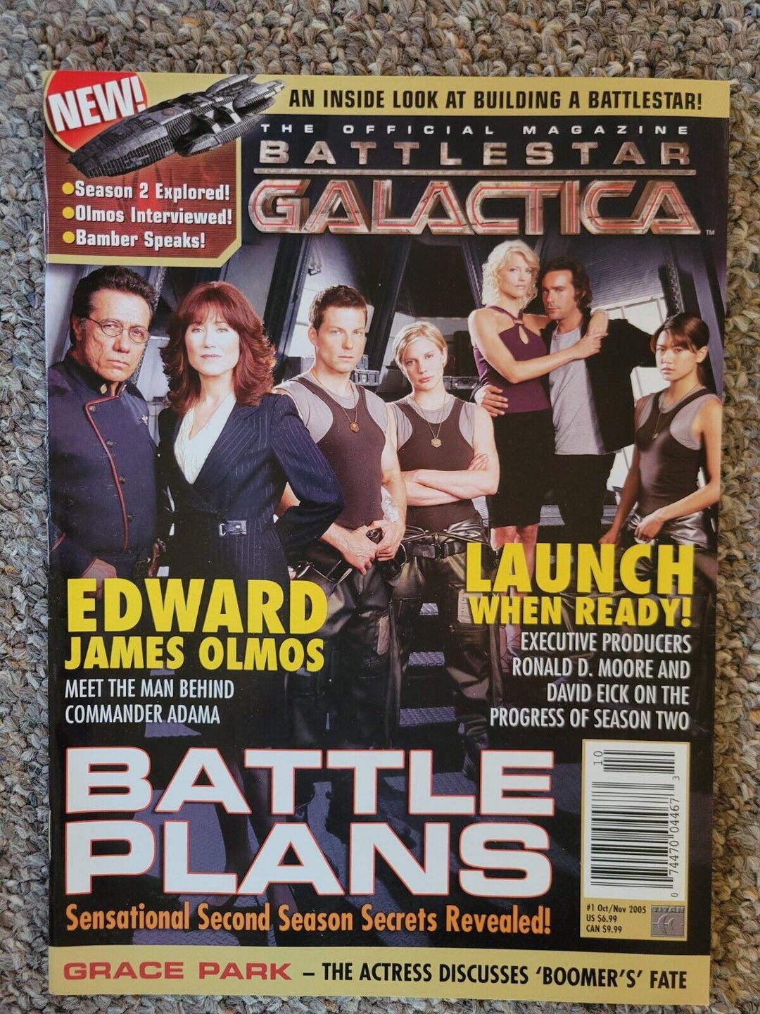 Battlestar Galactica Sci-fi the Official Companion Magazine Oct/nov ...