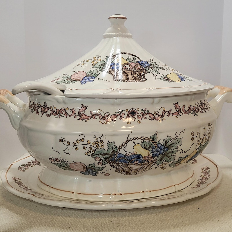 Vintage Soup Tureen Japan - Etsy