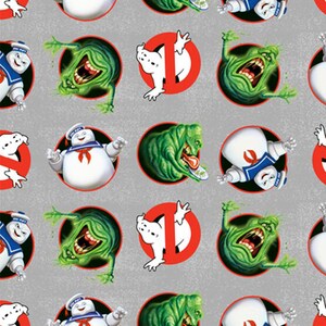 Ghostbusters Creepy Toss Fabric by Half Yard, Fat Quarter, Ghostbuster ...