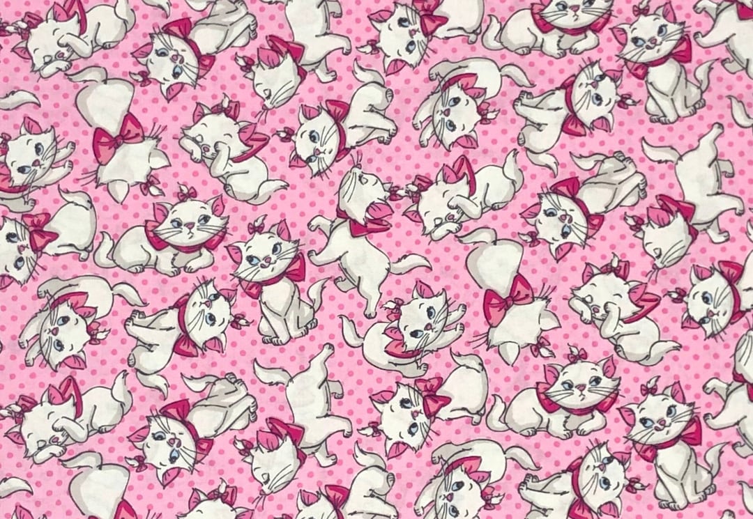 Marie Cat Many Faces 100% Cotton Fabric | Fat Quarter, Half Yard - Etsy