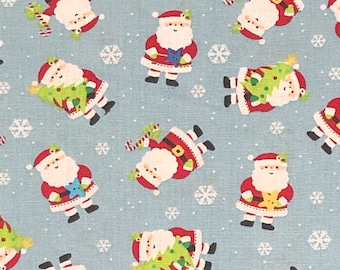 Cotton Fabric Quilt Block santa Claus Christmas Cotton - Etsy