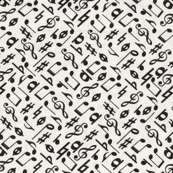 Music Note Fabric - Etsy