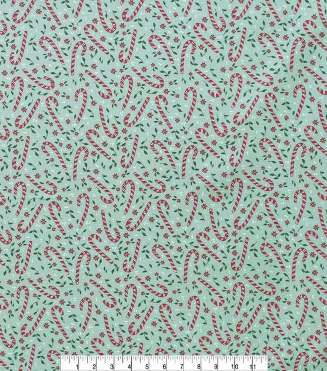 Vintage Peppermints Fabric by Half Yard Fat Quarter Candy - Etsy