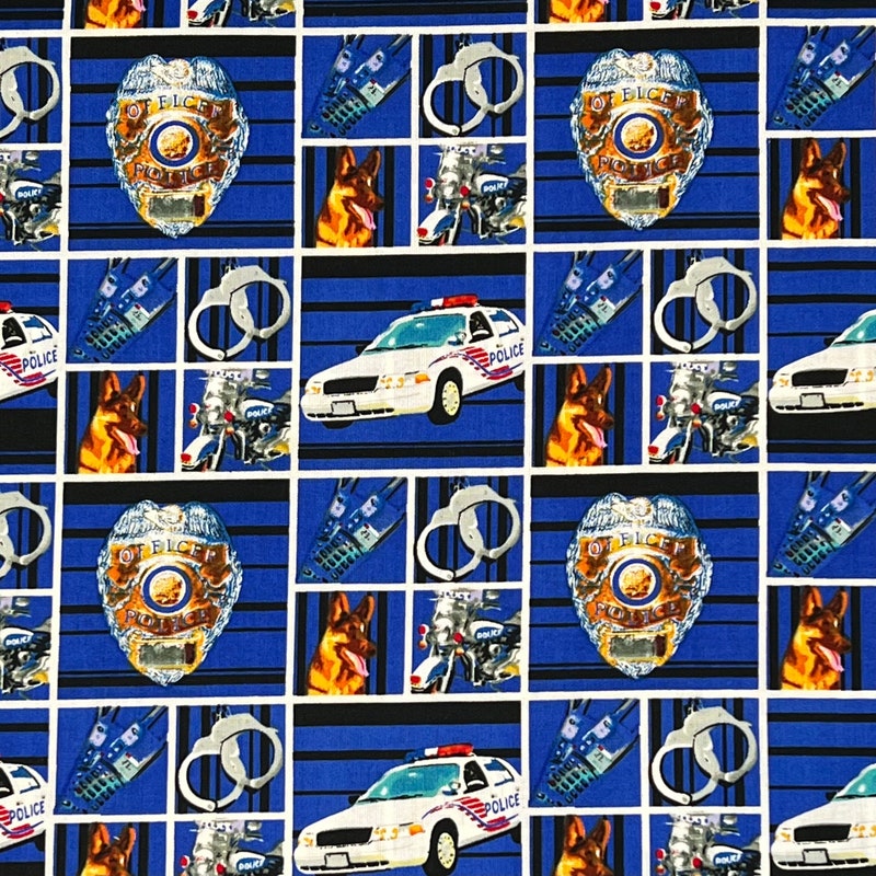 Police Officer Quilt - Etsy