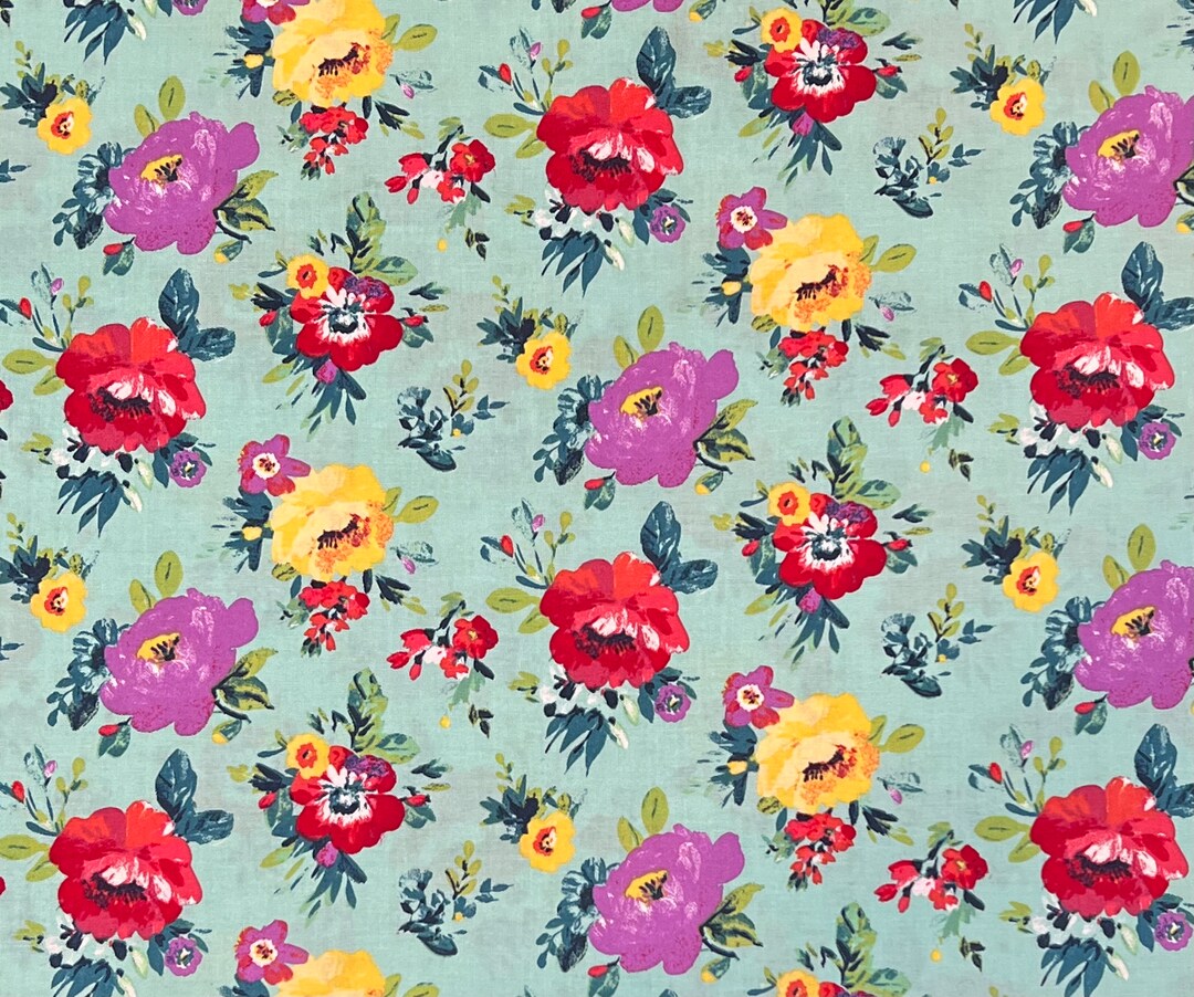 Sweet Romance Pioneer Woman Fabric by Half Yard, Fat Quarter, Floral ...