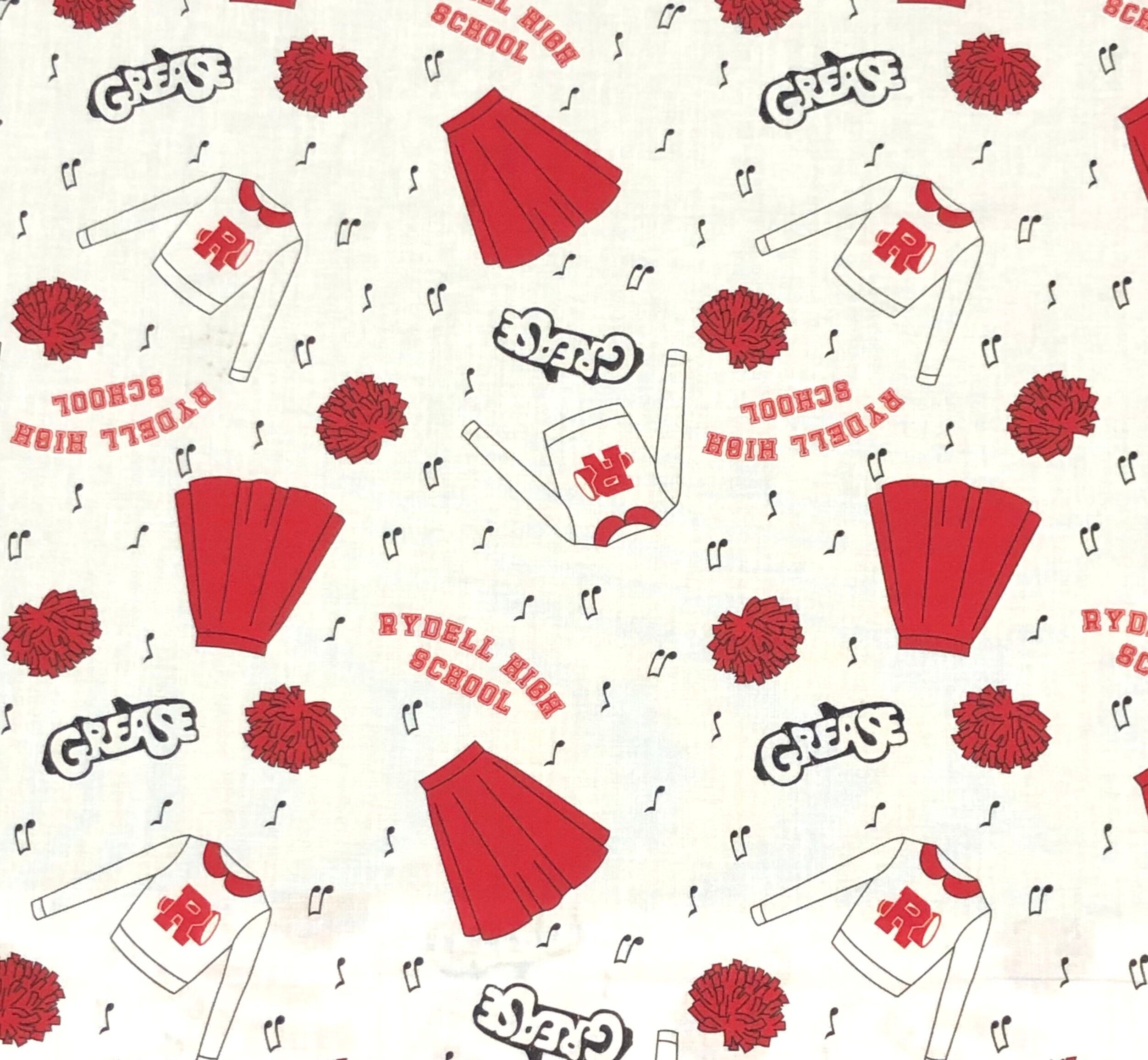 Grease Rydell High School Fabric by Half Yard Fat Quarter - Etsy