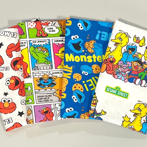 Sesame Street Fabric - Etsy