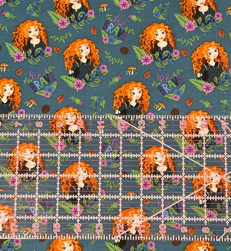 Princess Merida Brave Fabric by Half Yard Fat Quarter Merida | Etsy