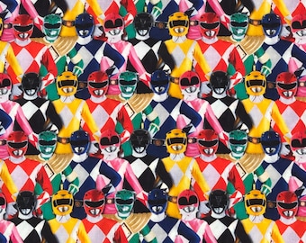 Power Rangers Fabric - Etsy