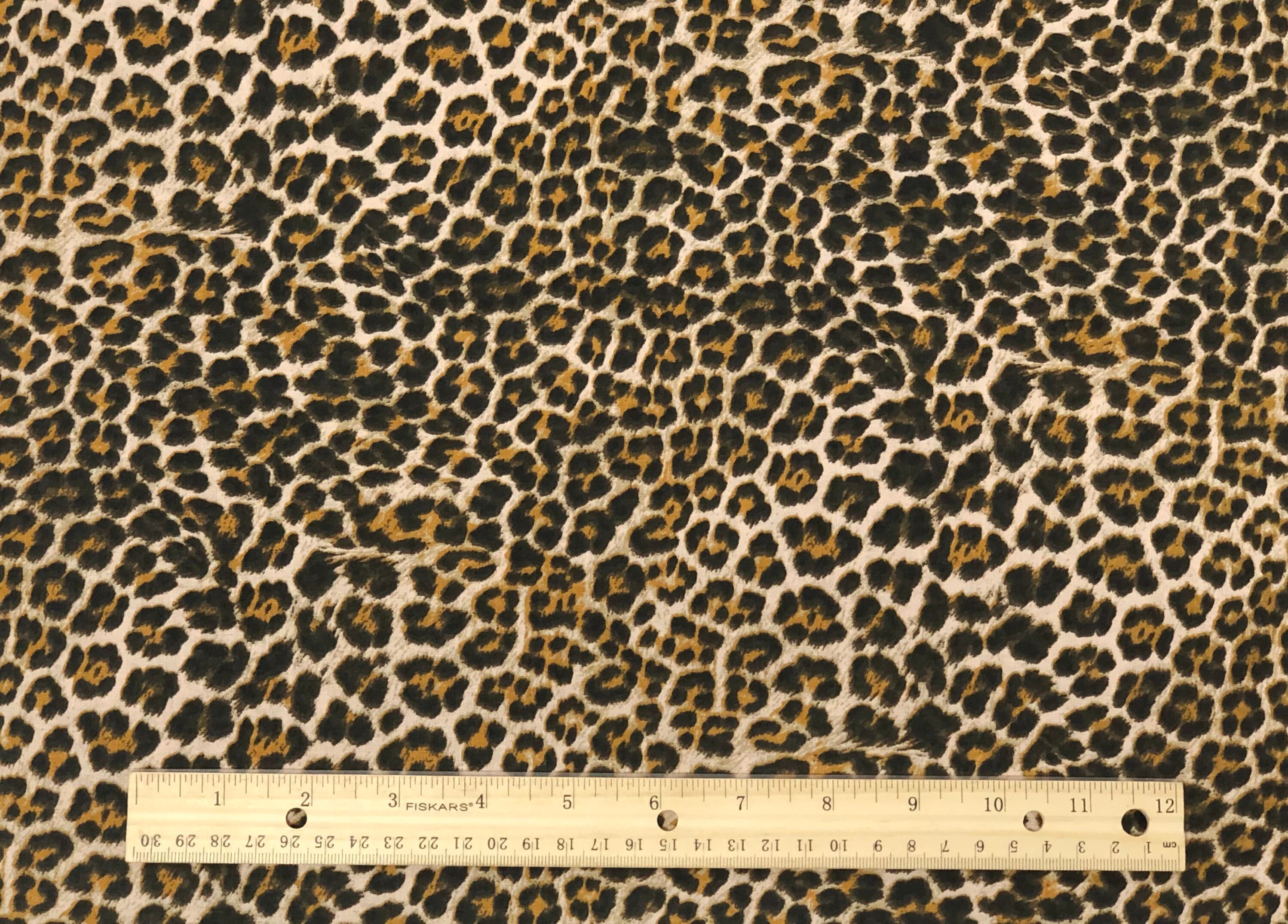 Cheetah Fabric by Half Yard Fat Quarter Brown Cheetah Cotton | Etsy