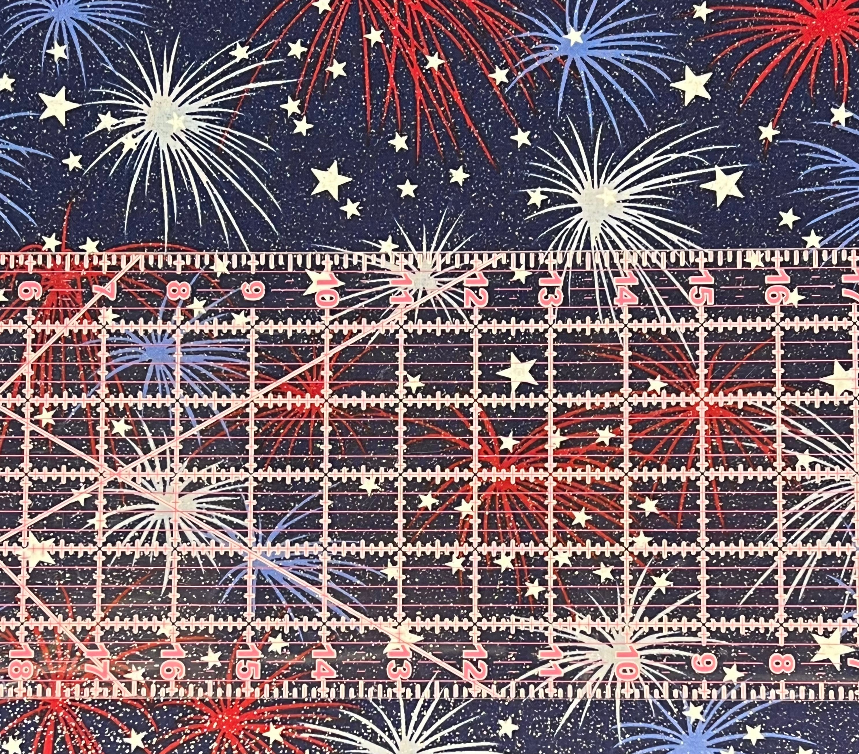 Fireworks Stars Glitter Fabric by Half Yard Fat Quarter - Etsy