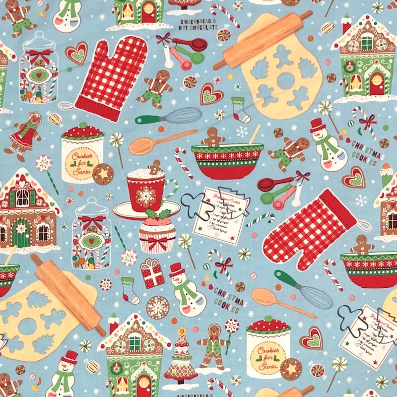 Gingerbread Fabric - Etsy
