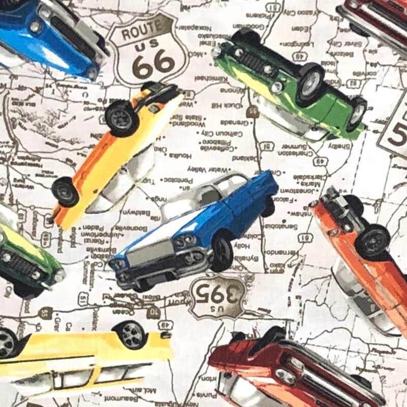 Route 66 Fabric - Etsy