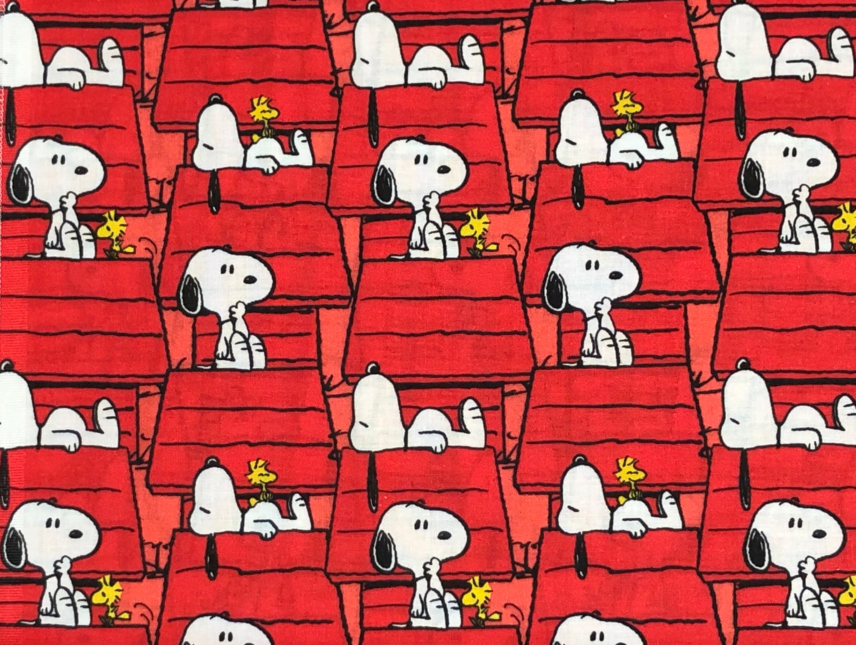 Snoopys Home Fabric by Half Yard Fat Quarter Peanuts Snoopy | Etsy