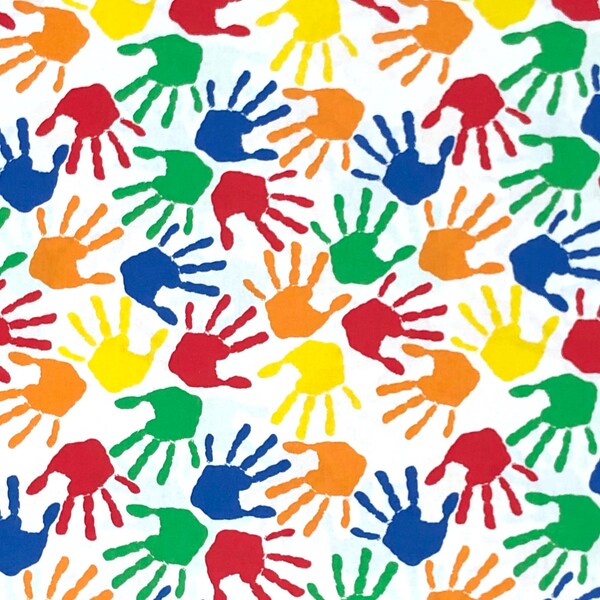 Hand Printed Fabric - Etsy