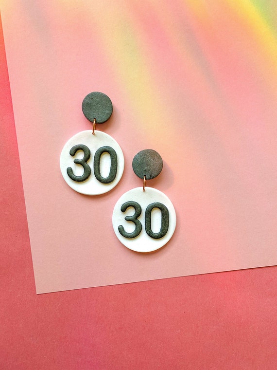 Number Earrings Birthday Custom. Number Football Earrings. | Etsy