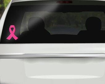 Breast cancer decal | Etsy