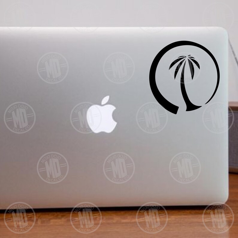 Computer Decals Laptop Decals Adventure Decals Palm Tree 1 Custom Beach ...