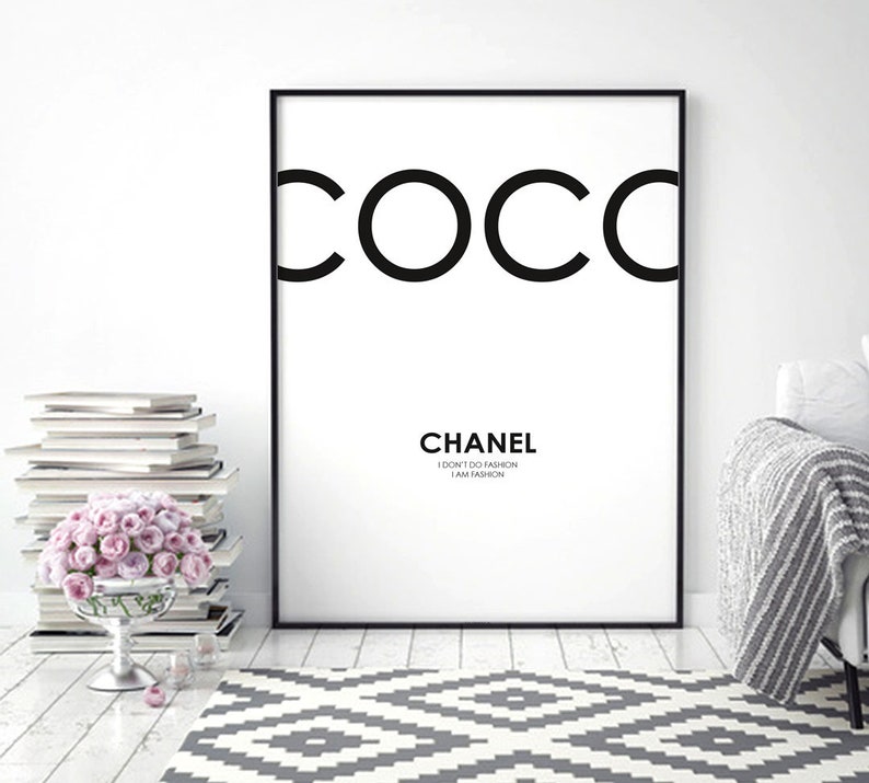 Poster: COCO Chanel 1 | Etsy