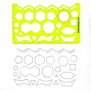 Science Stencil | Chemistry Stencil | Organic Chemistry Stencil ...