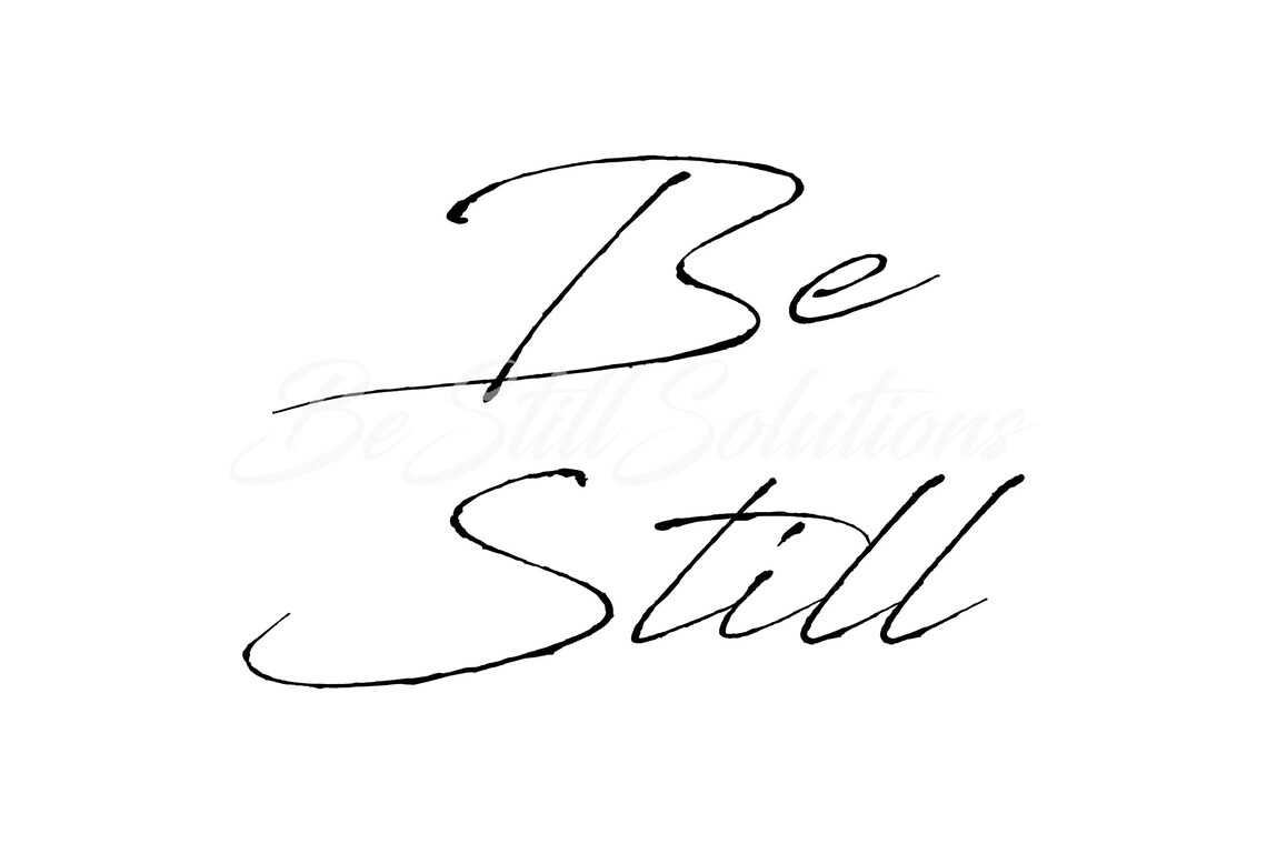 Be Still Wall Art Downloadable Print Instant Download Wall Decor Faith ...