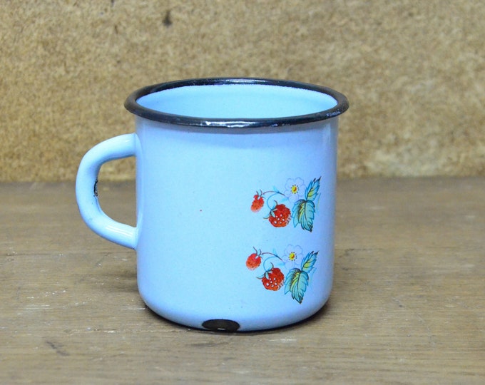 Antique Enamel Mug of the USSR, Enameled Dishes, Mug of Soviet Times ...