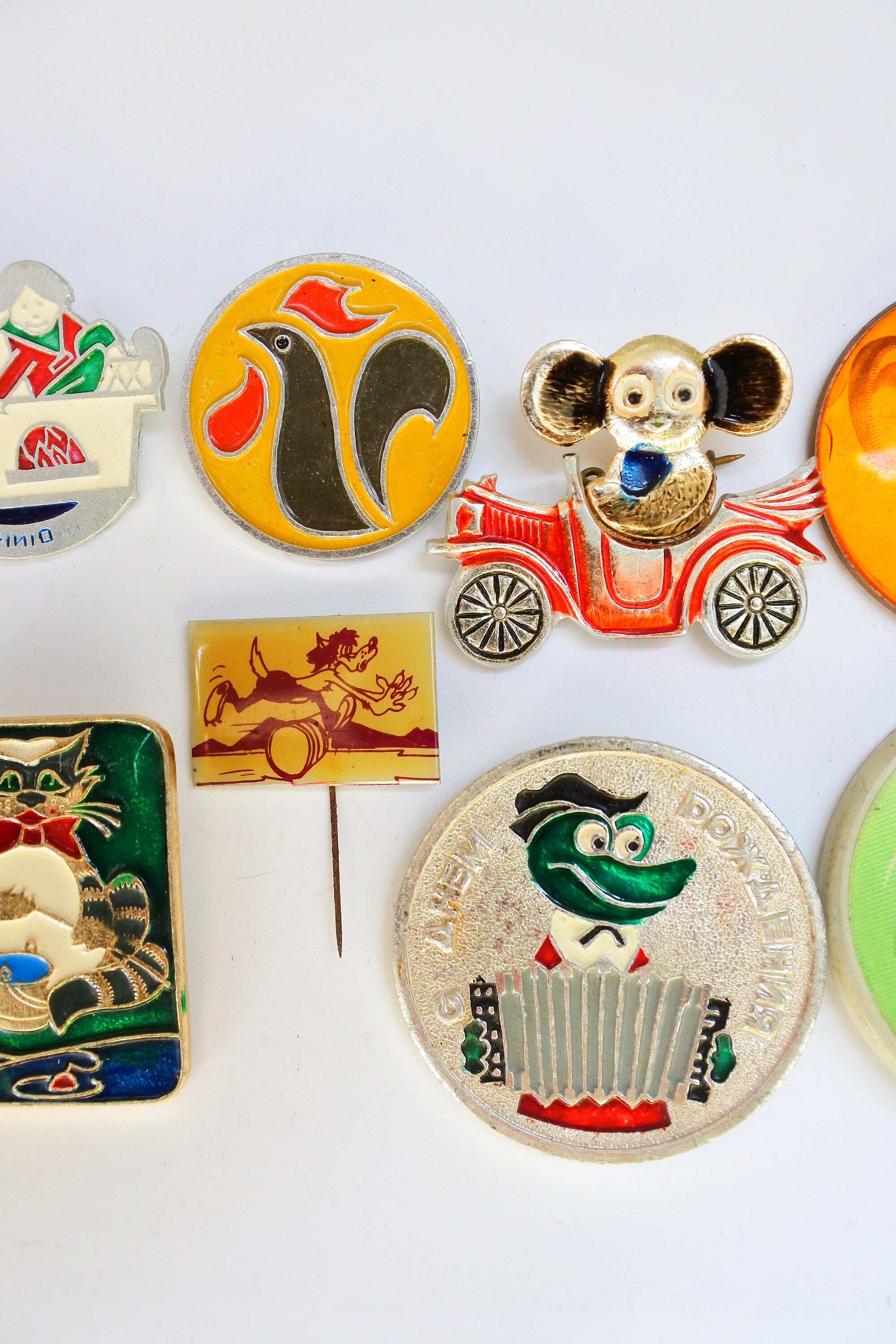 Russian Cartoons Cheburashka Soviet Set of Children's - Etsy