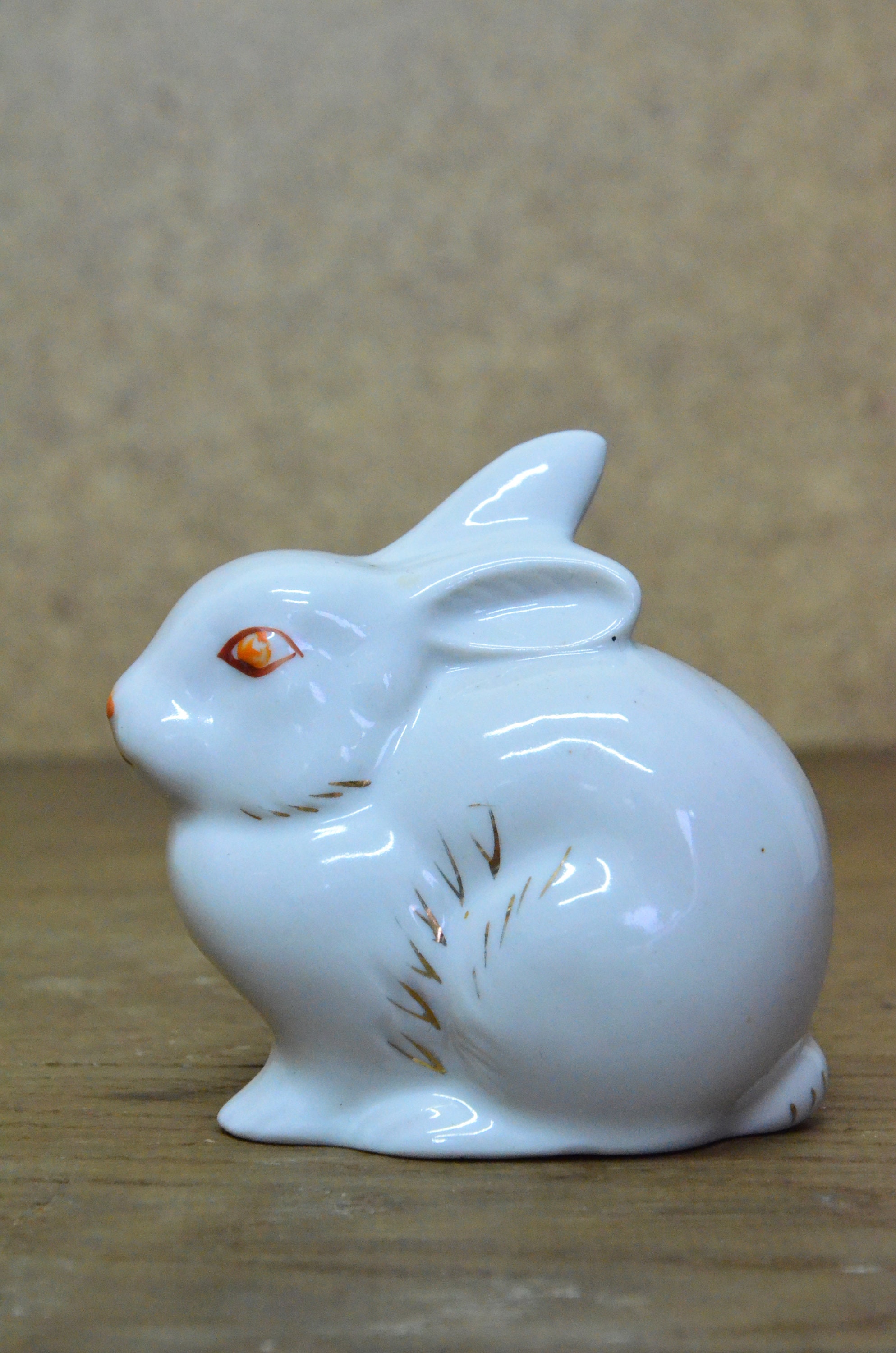 Figurine Hare Porcelain Hare Russian Hare Porcelain | Etsy