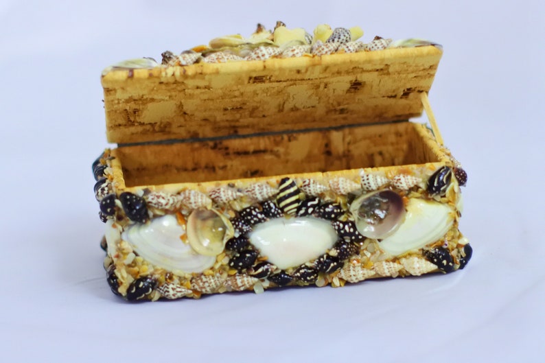 Soviet Jewelry Box Made of Shellsjewelry Box 1980s Vintage | Etsy