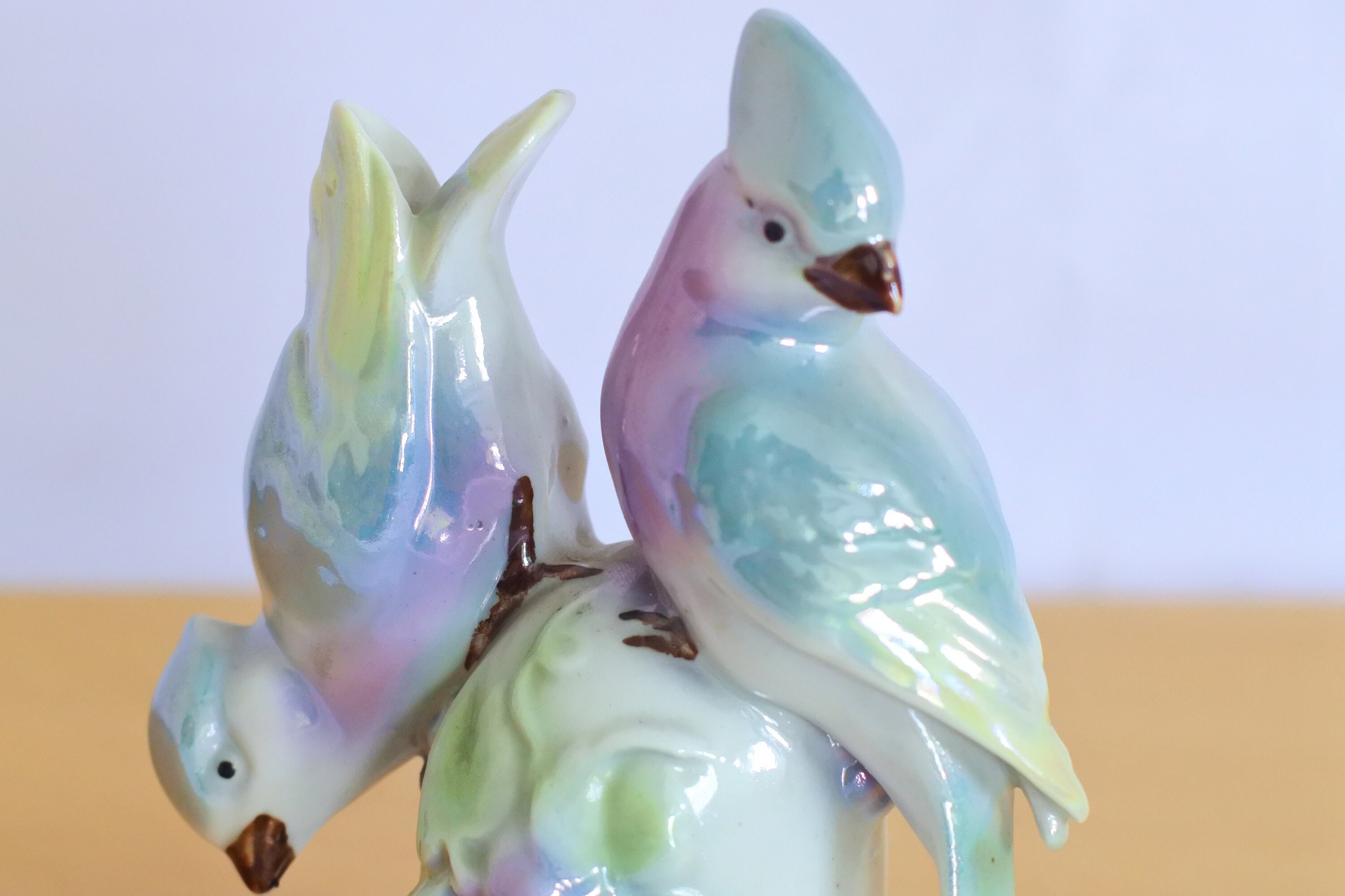 Antique Porcelain Figurine birds Porcelain of the | Etsy