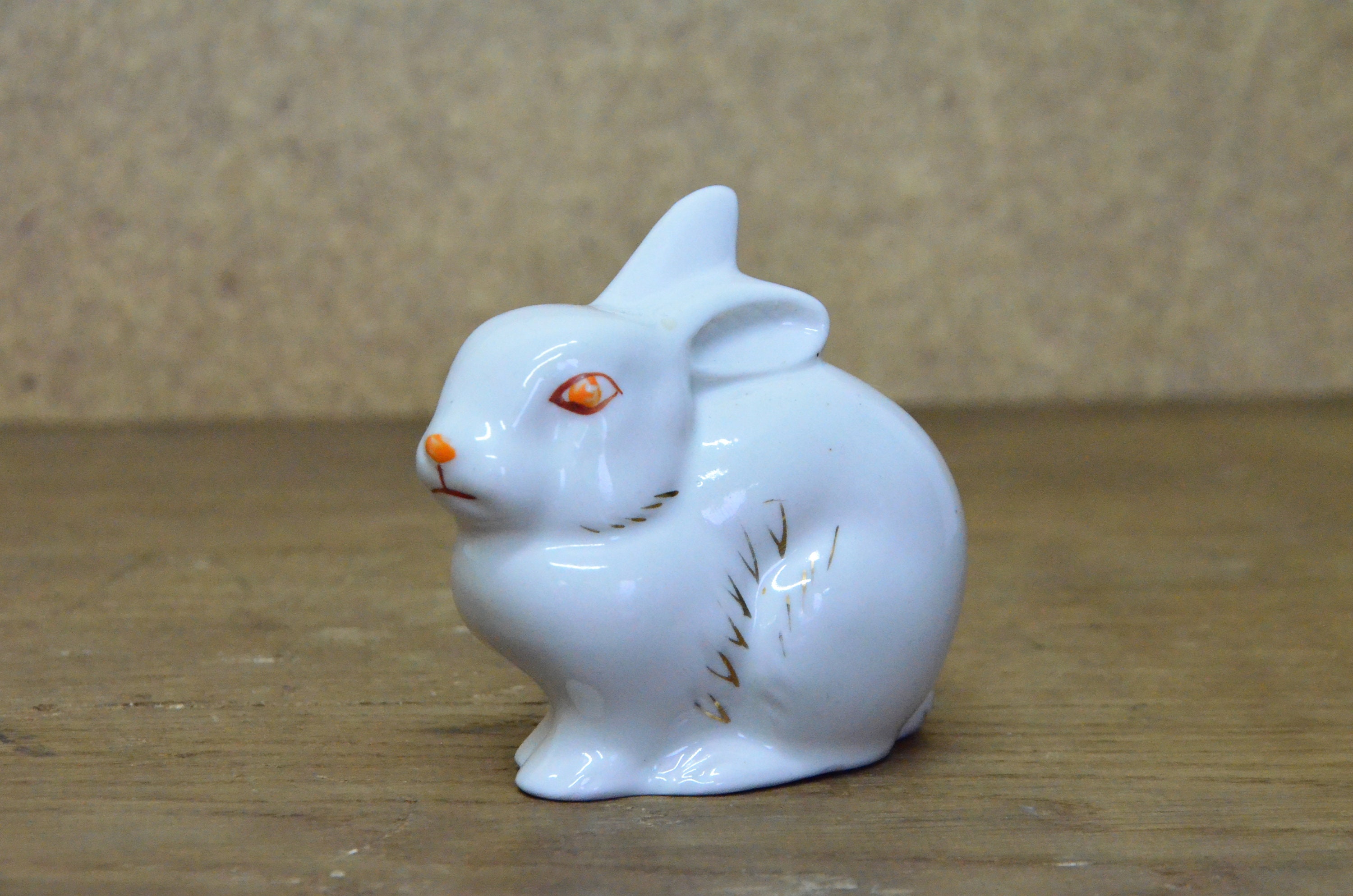 Figurine Hare Porcelain Hare Russian Hare Porcelain | Etsy