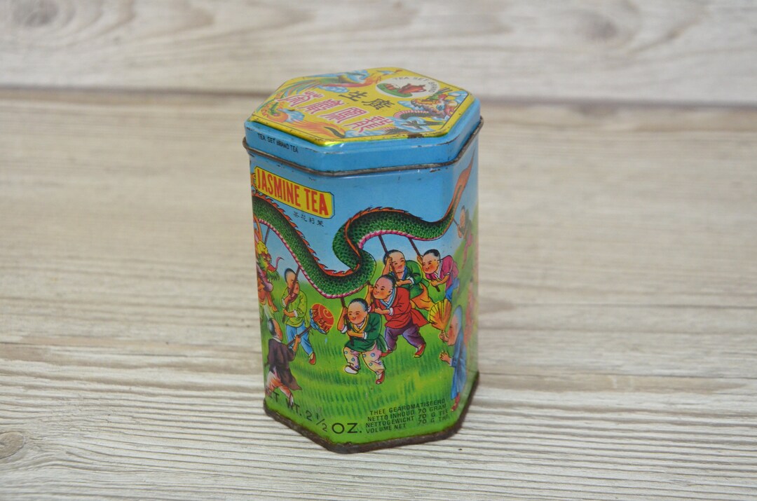 Collectible Tin Box Chinese Tea Chinese Tea Box Rare - Etsy