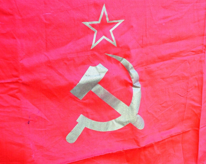 Soviet Ensign, Old Red Flag, Soviet Russian Lenin Banner, Soviet ...