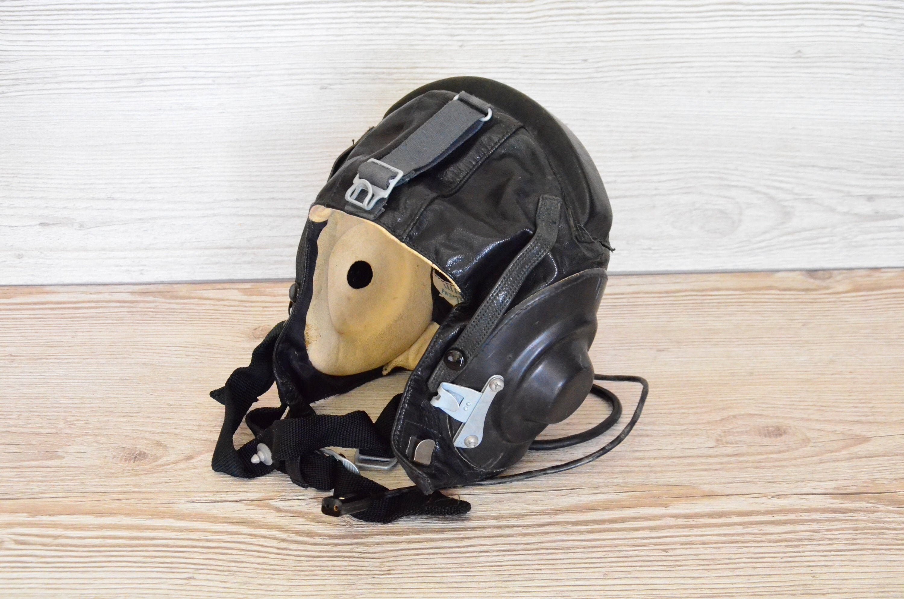 USSR Air Force Pilot Helmet Soviet Pilot Helmet Leather | Etsy