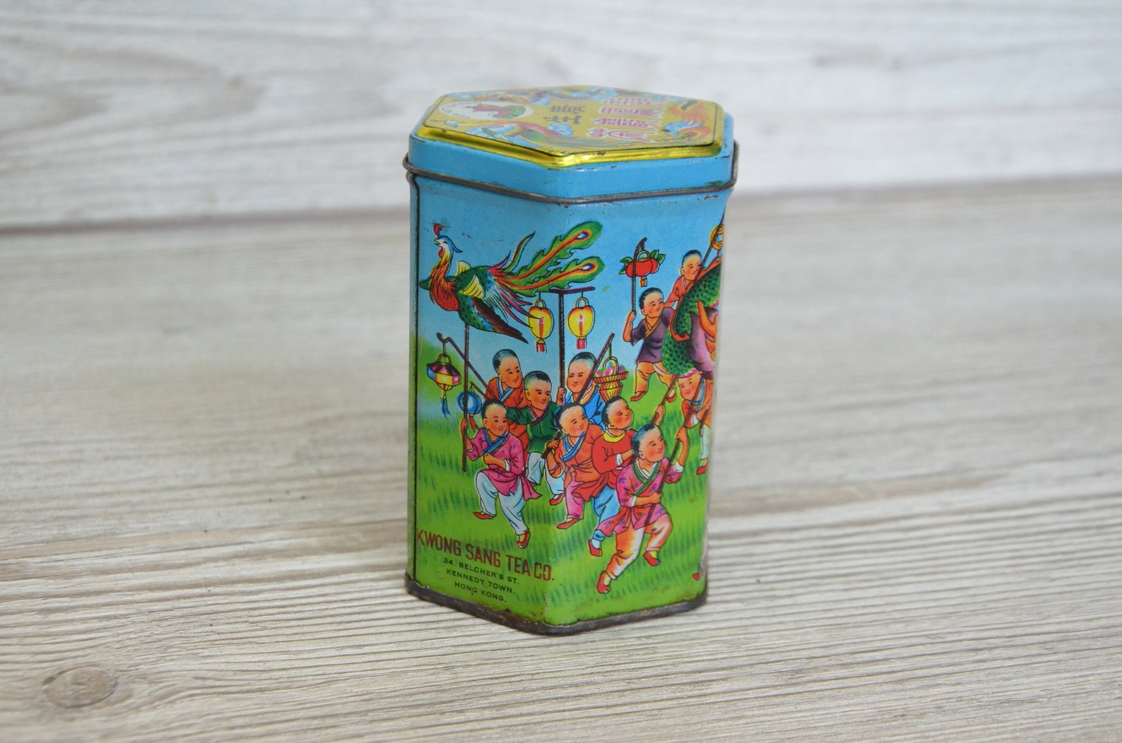Collectible Tin Box Chinese Tea Chinese Tea Box Rare - Etsy