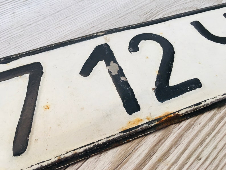 Soviet License Plate Car License Plate Vintage USSR License - Etsy