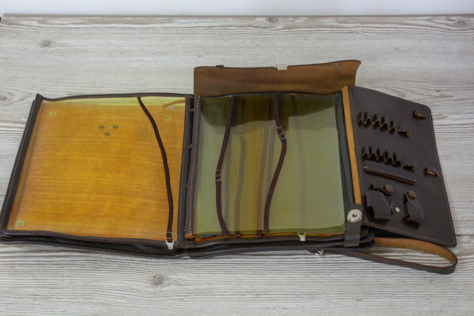 Soviet Leather Card Bag Military Organizer Bag for Field - Etsy