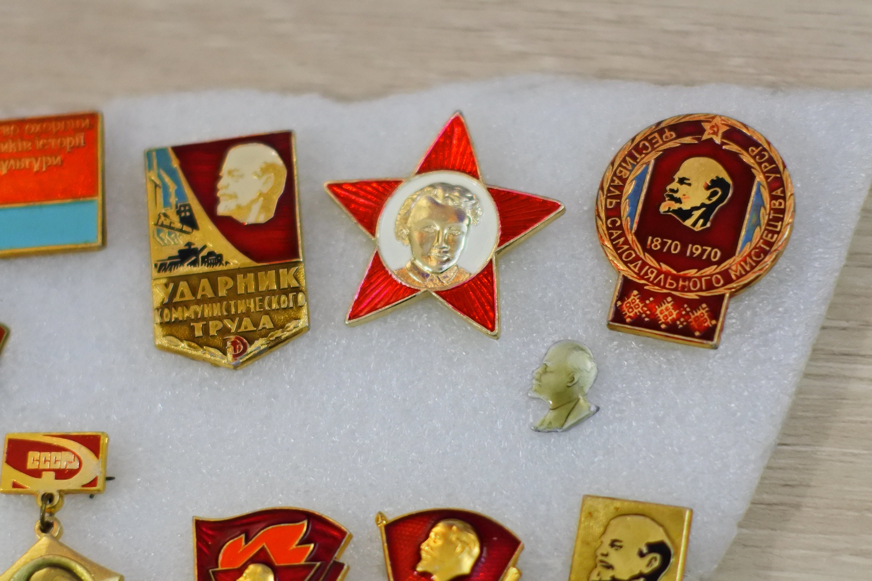 Soviet Badge USSR Badge Lenin Vintage Pins Retro Badges | Etsy