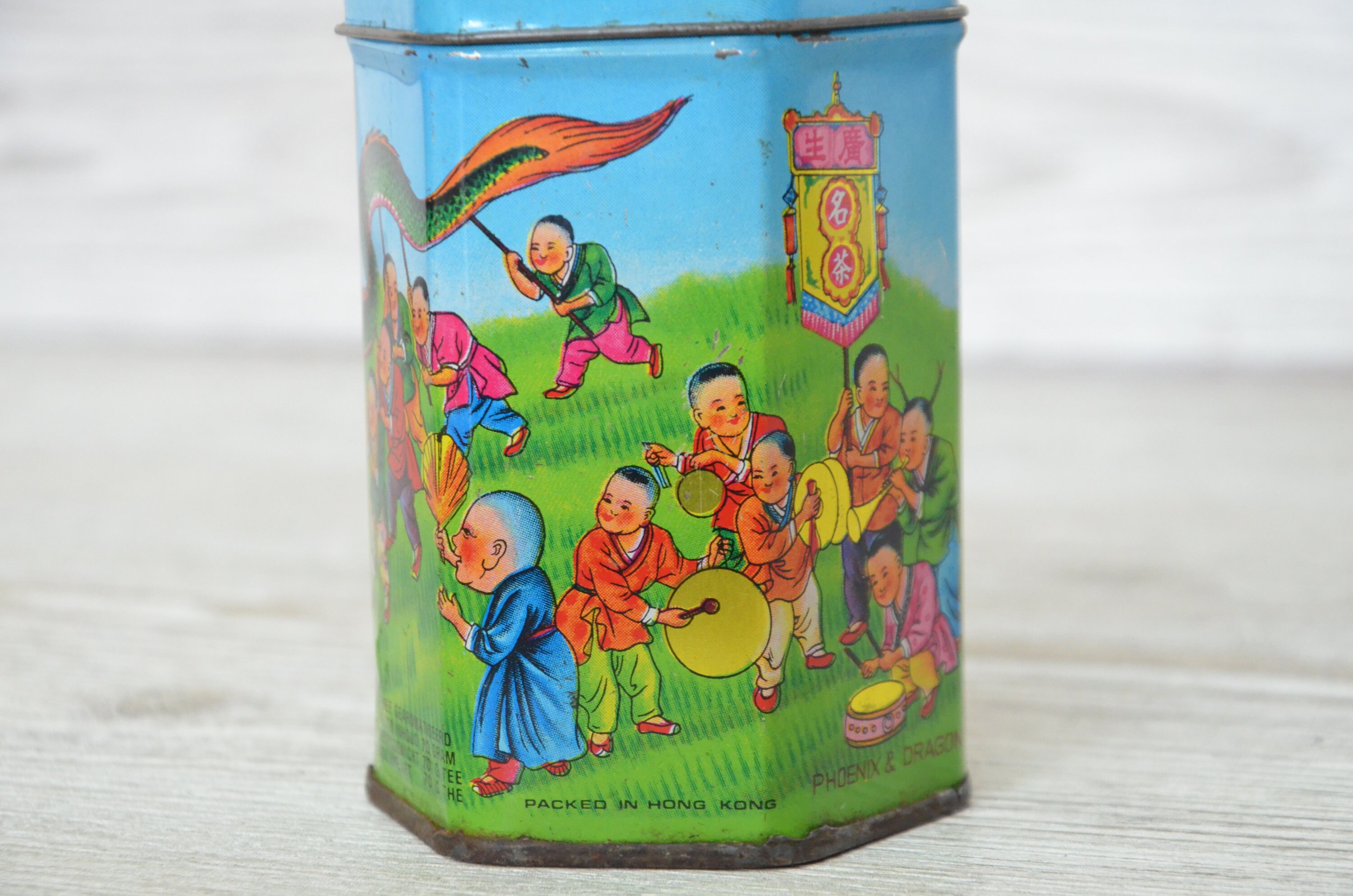 Collectible tin box Chinese tea Chinese tea box rare | Etsy