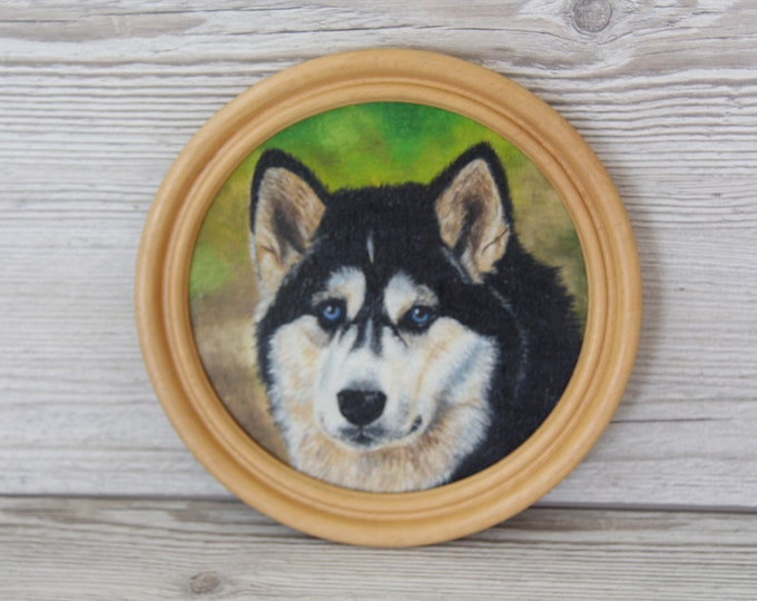 Wall Painting dog Oil Painting Old Picture of - Etsy