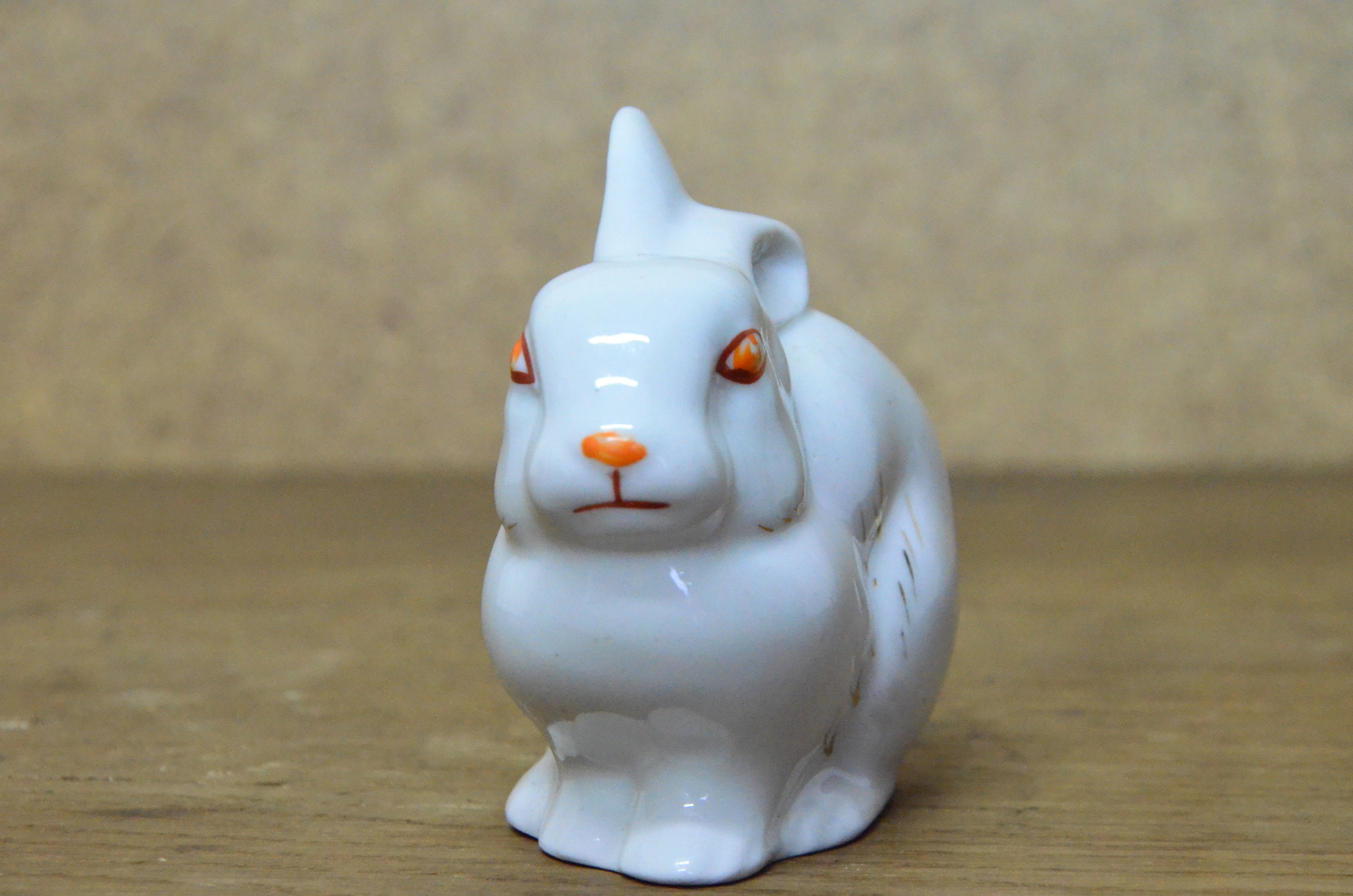 Figurine Hare Porcelain Hare Russian Hare Porcelain | Etsy