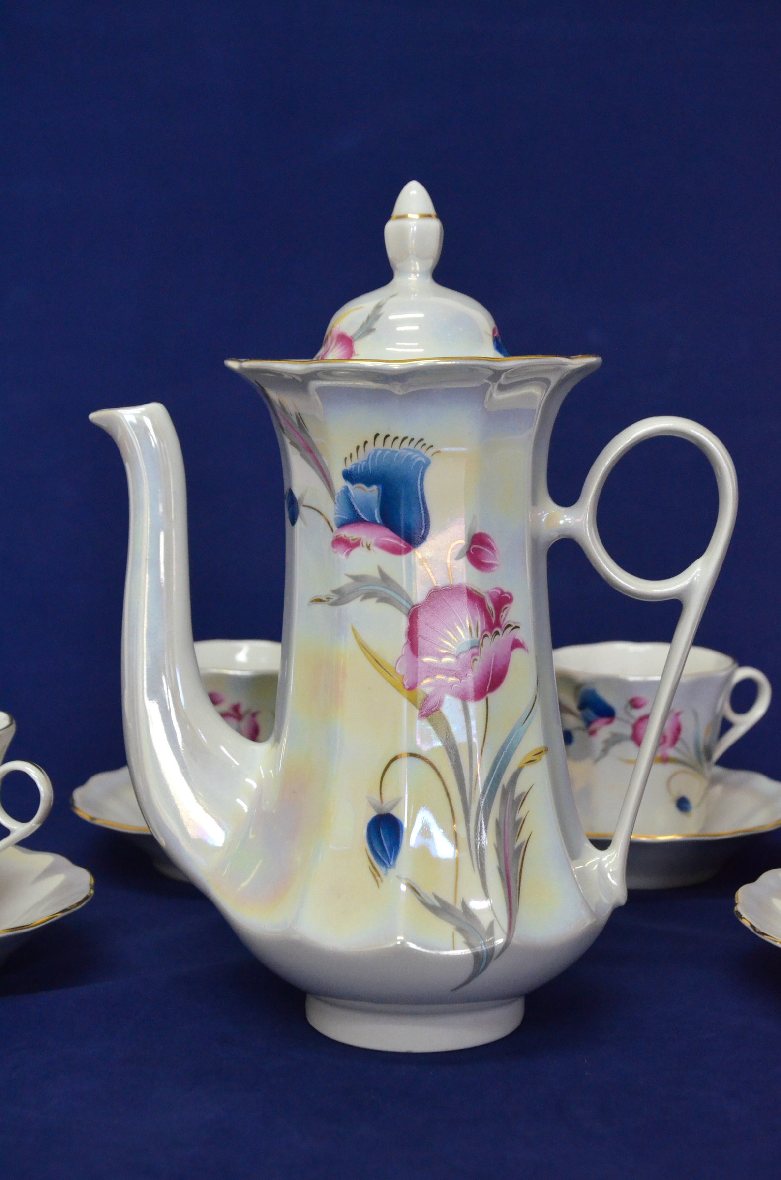 Coffee Set Coffee Set Vintage Coffee Pot Ceramic Coffee - Etsy